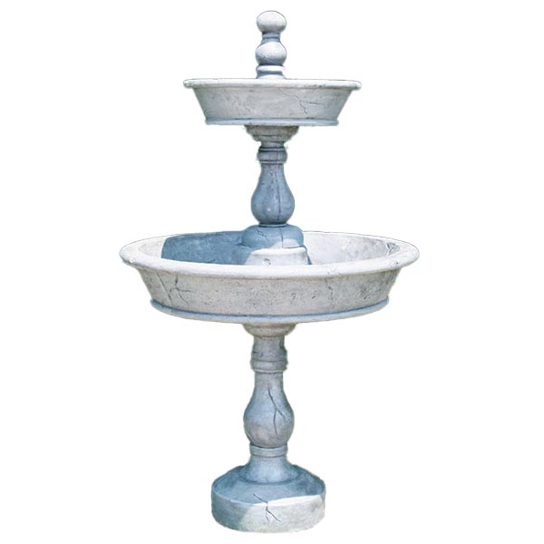 2 Tier Basin Fountain | Solid Rock Stone Works