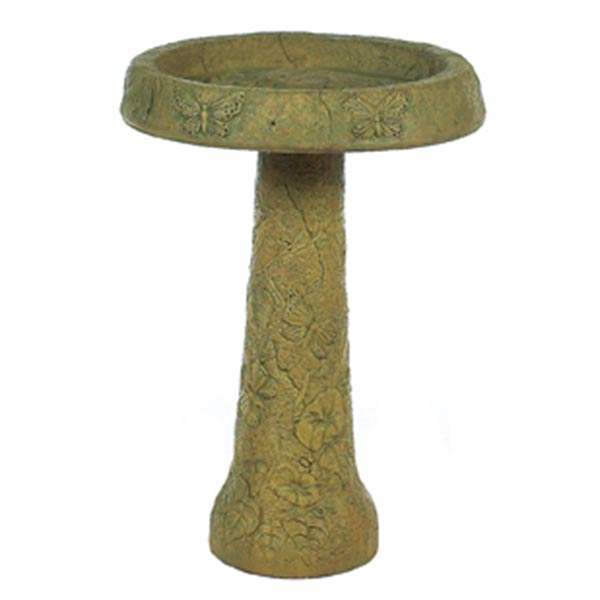 Butterfly Birdbath | Solid Rock Stone Works