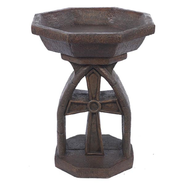 Cathedral Birdbath | Solid Rock Stone Works