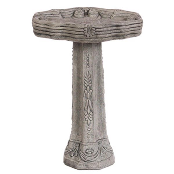 Dogwood Birdbath | Solid Rock Stone Works