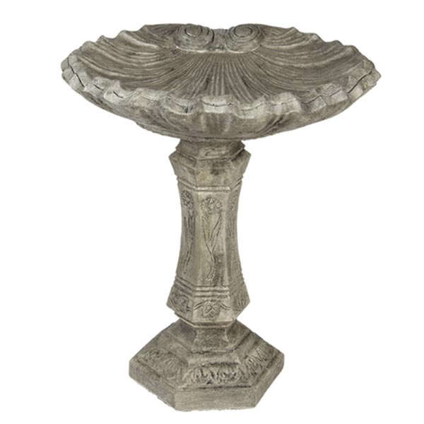 Concrete Fanciful Birdbath | Solid Rock Stone Works