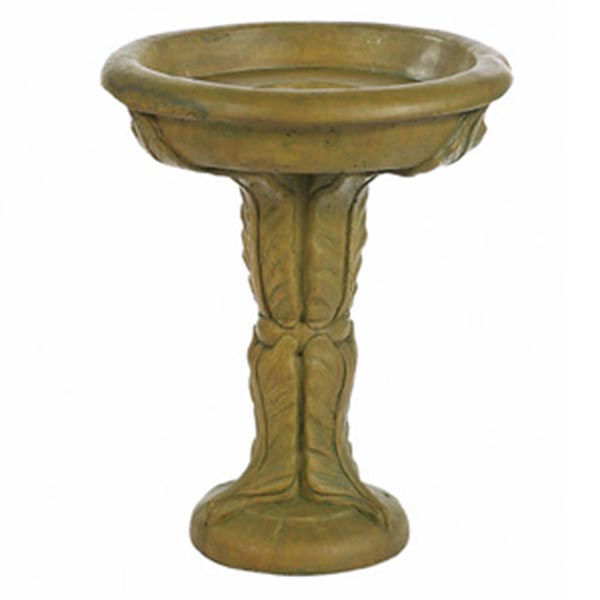 Fleur Magna Birdbath | Solid Rock Stone Works