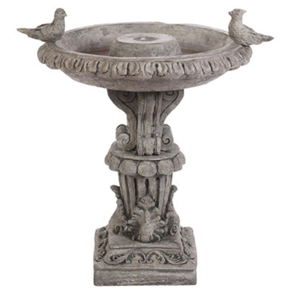 Concrete Gothic Birdbath | Solid Rock Stone Works