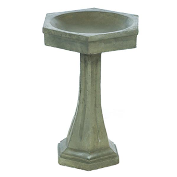 Grace Birdbath | Solid Rock Stone Works