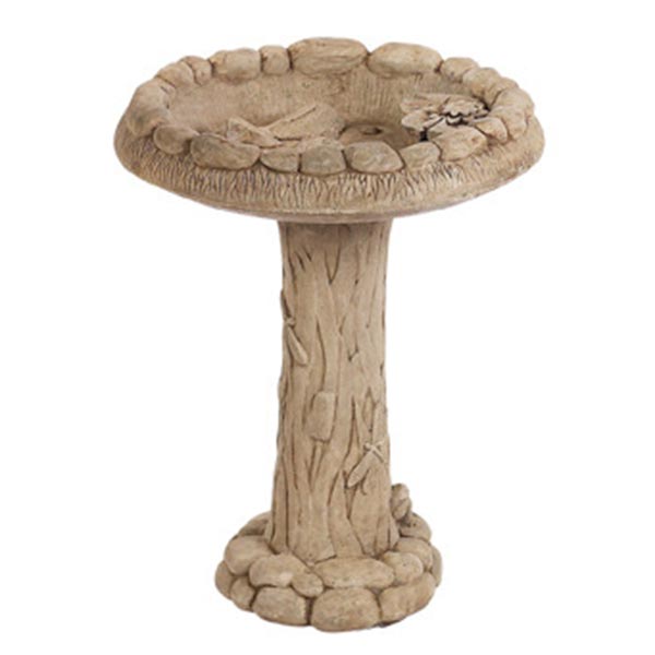 Koi Pond Birdbath | Solid Rock Stone Works