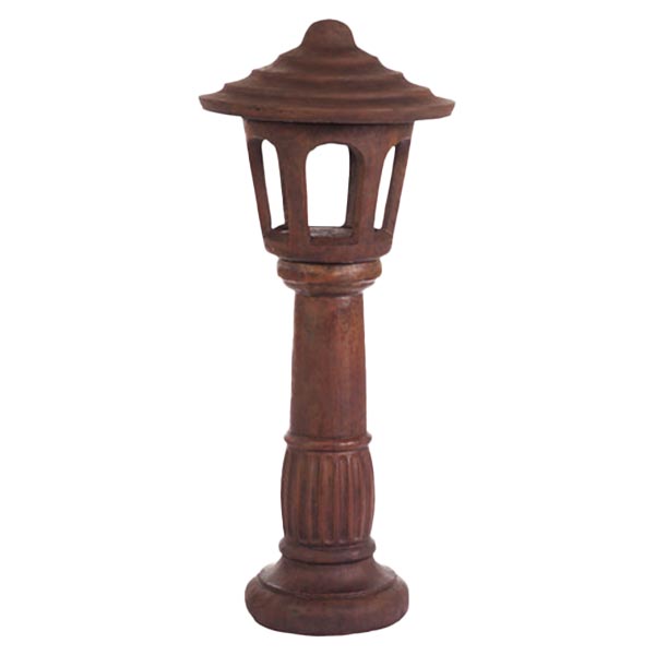 Large Lantern with Pedestal | Solid Rock Stone Works