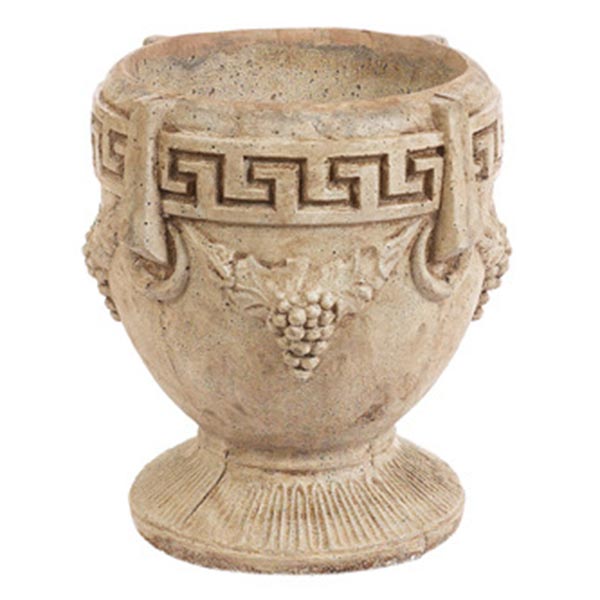 Large Round Grecian Planter | Solid Rock Stone Works