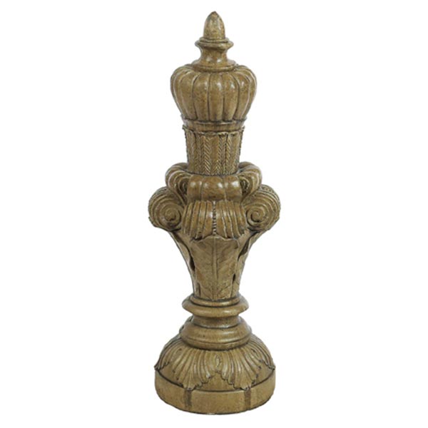 Leaf Finial | Solid Rock Stone Works