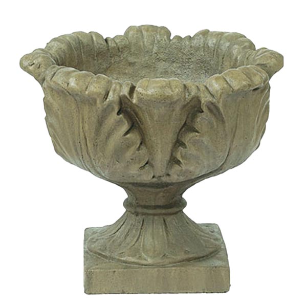 Leaf On Base Planter | Solid Rock Stone Works