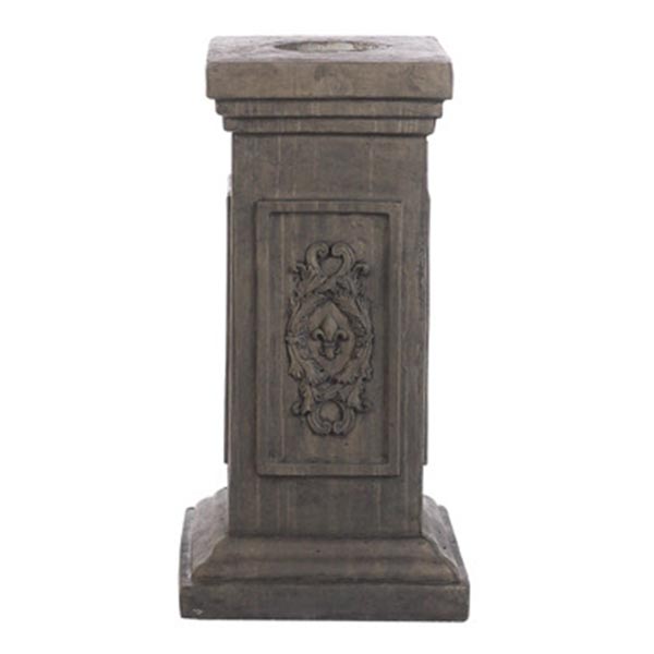 Large Square Fancy Pedestal | Solid Rock Stone Works