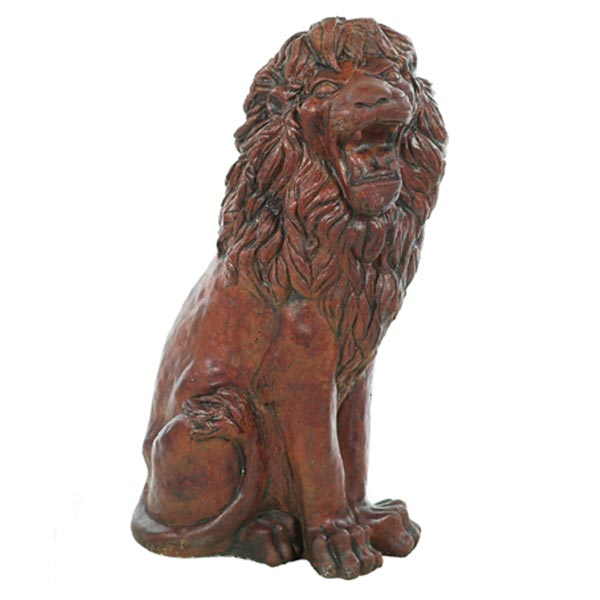 Medium Sitting Lion | Solid Rock Stone Works