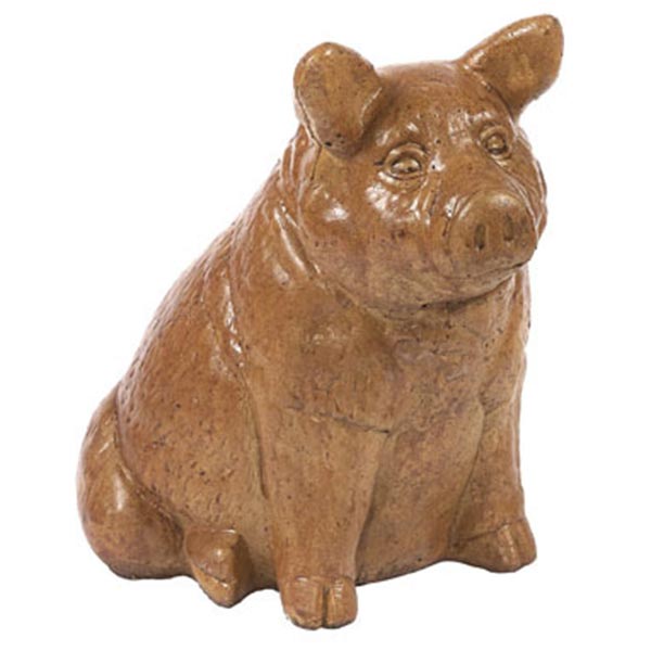 Medium Sitting Pig | Solid Rock Stone Works