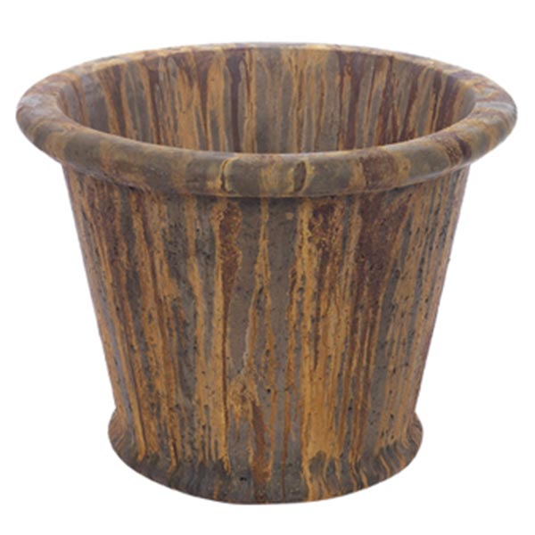 Medium Plain Rim Pot | Solid Rock Stone Works