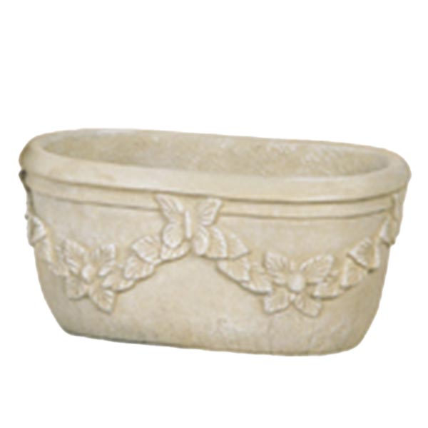 Oval Flower Planter | Solid Rock Stone Works