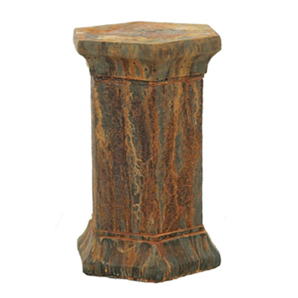 Plain Hex Pedestal | Solid Rock Stone Works