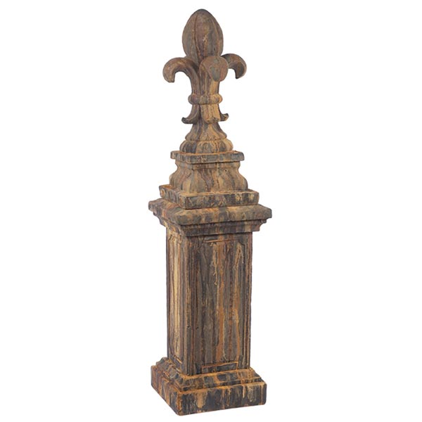 Quad Fleur Finial | Solid Rock Stone Works
