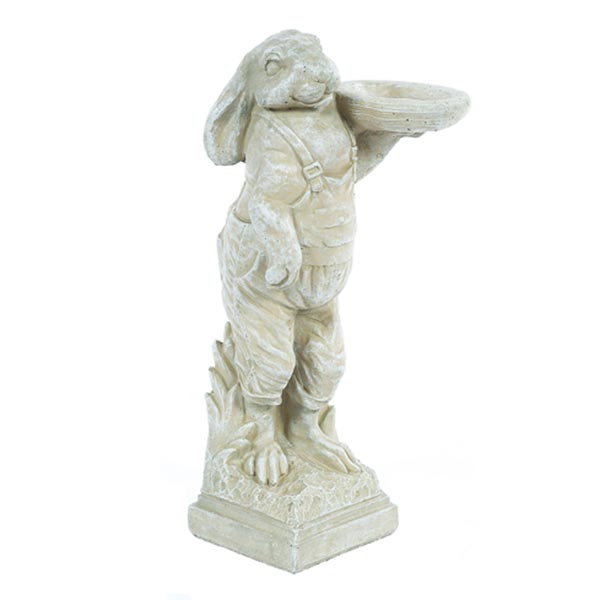 Rabbit Birdfeeder | Solid Rock Stone Works