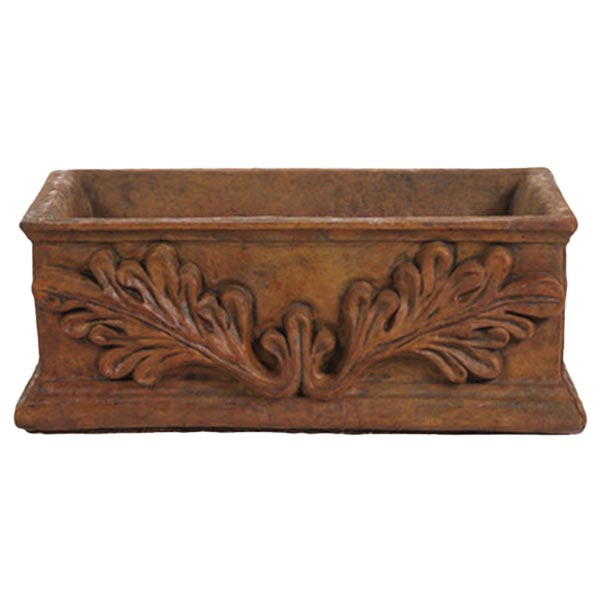 Rectangle Leaf Planter | Solid Rock Stone Works