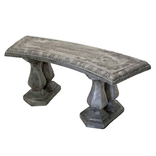 Concrete Roman Bench | Solid Rock Stone Works