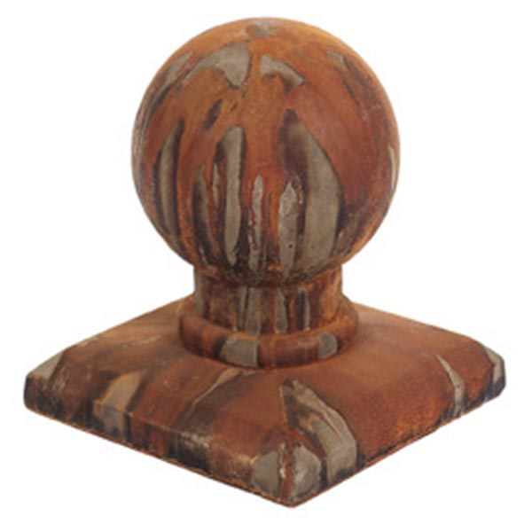 Short 8in Round Finial | Solid Rock Stone Works