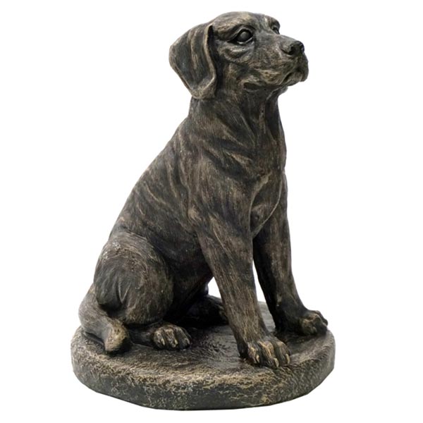 Sitting Lab on Base | Solid Rock Stone Works