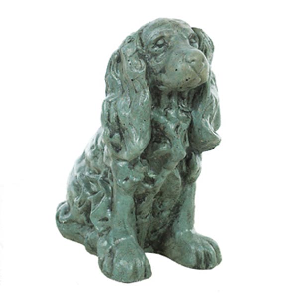 Sitting Long Ear Cocker Spaniel | Solid Rock Stone Works