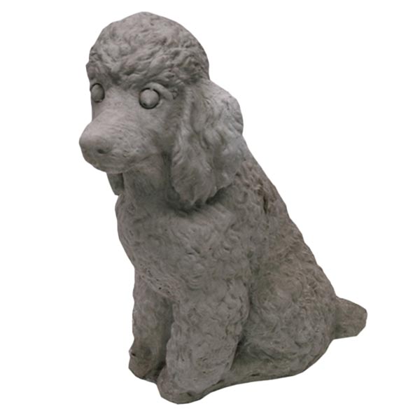 concrete Sitting Poodle | Solid Rock Stone Works