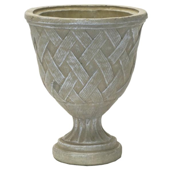 Vase Basketweave | Solid Rock Stone Works