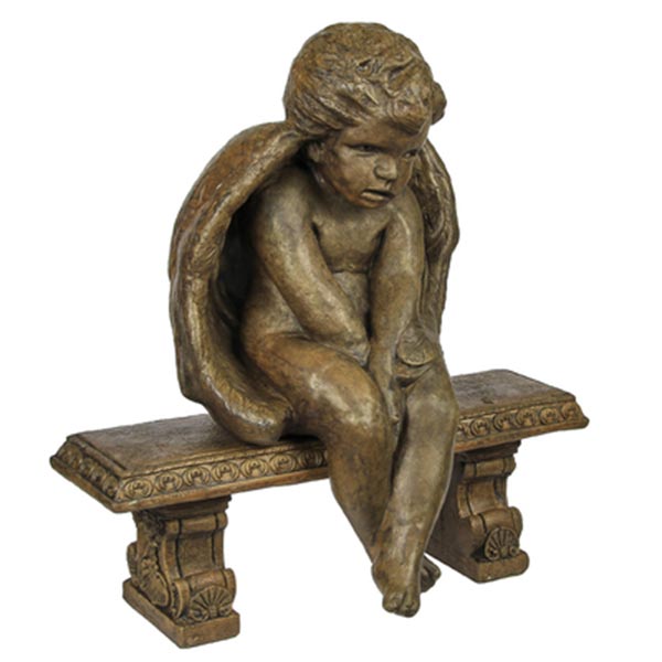 XL Sitting Angel | Solid Rock Stone Works