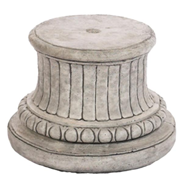 11in Round Pedestal | Solid Rock Stone Works