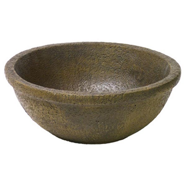 18in Low Bowl Planter | Solid Rock Stone Works