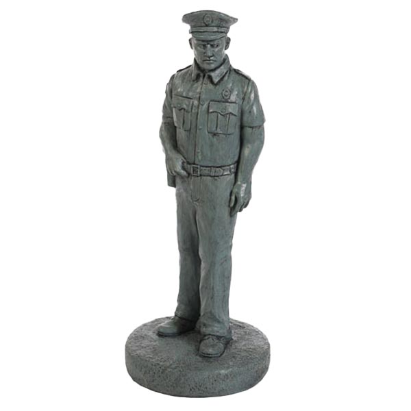 Concrete 25in Policeman | Solid Rock Stone Works