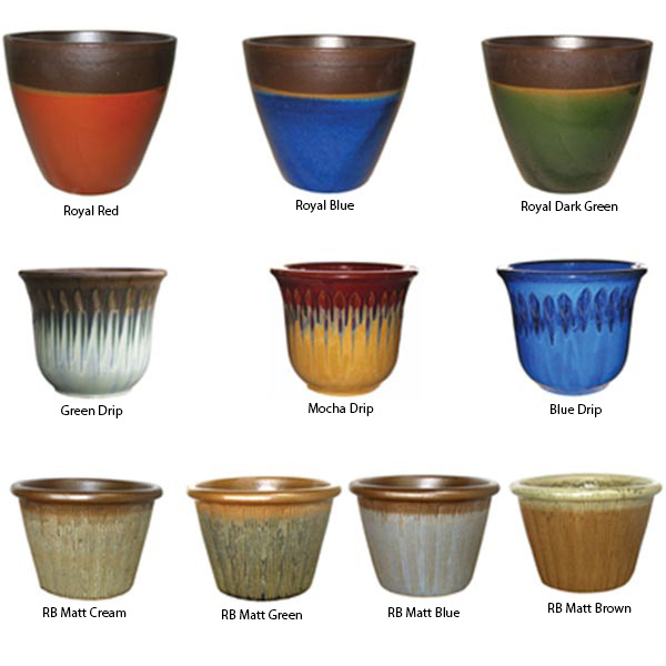 Glazed Pottery Pallet BFP28 | Solid Rock Stone Works