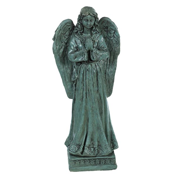 Angel on Pedestal | Solid Rock Stone Works
