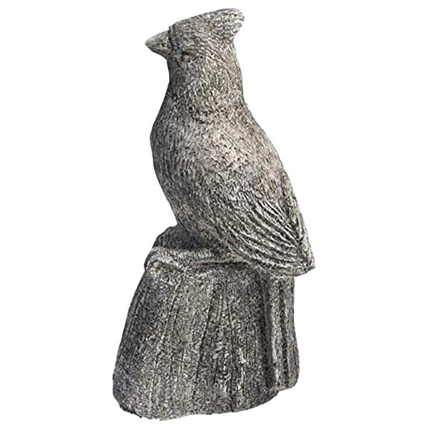 Cardinal on Stump | Solid Rock Stone Works