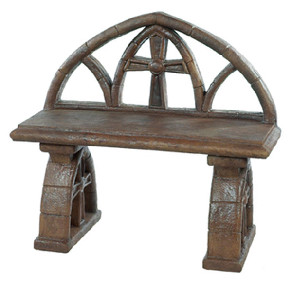 Concrete Cathedral Bench | Solid Rock Stone Works