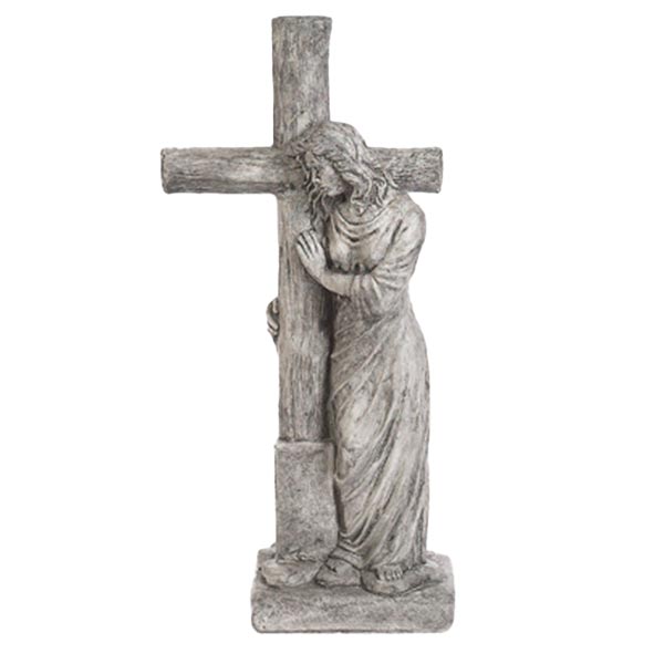 Comforting Log Cross | Solid Rock Stone Works