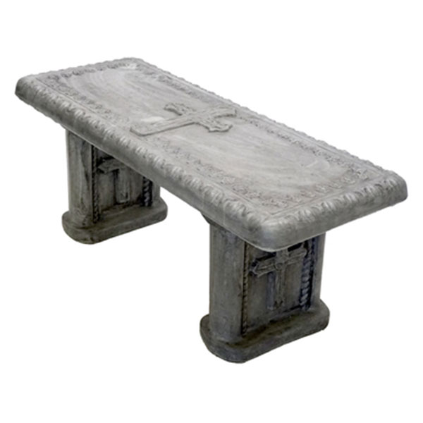 Concrete Cross Bench | Solid Rock Stone Works
