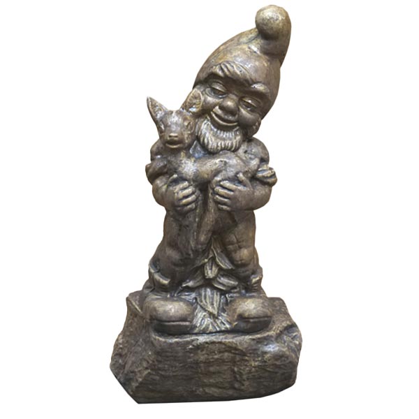 Elf with Fawn | Solid Rock Stone Works