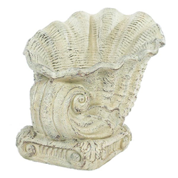 Fluted Shell Planter | Solid Rock Stone Works