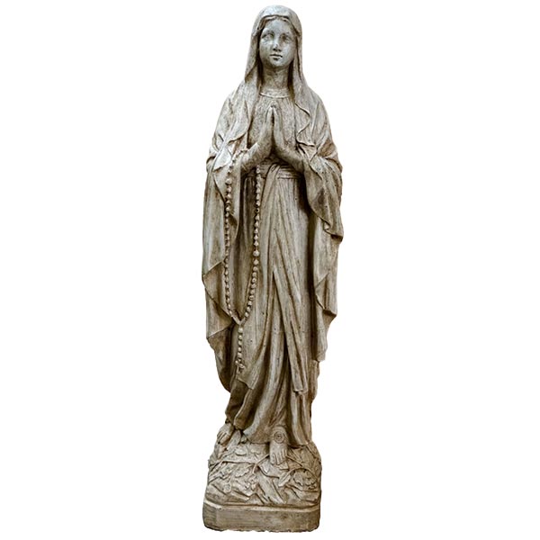 Concrete Lady of Lourdes | Solid Rock Stone Works