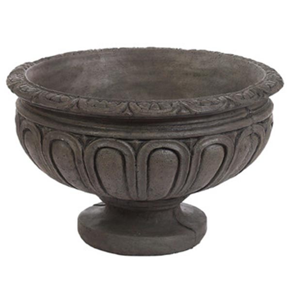 Concrete Large Round Classic Greek Planter | Solid Rock Stone Works