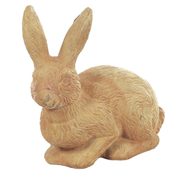 Medium Furry Rabbit No Base | Solid Rock Stone Works
