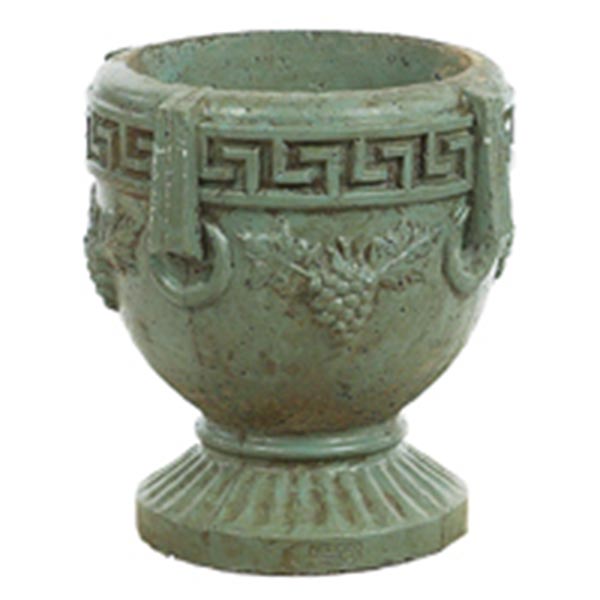 Medium Round Grecian Planter | Solid Rock Stone Works