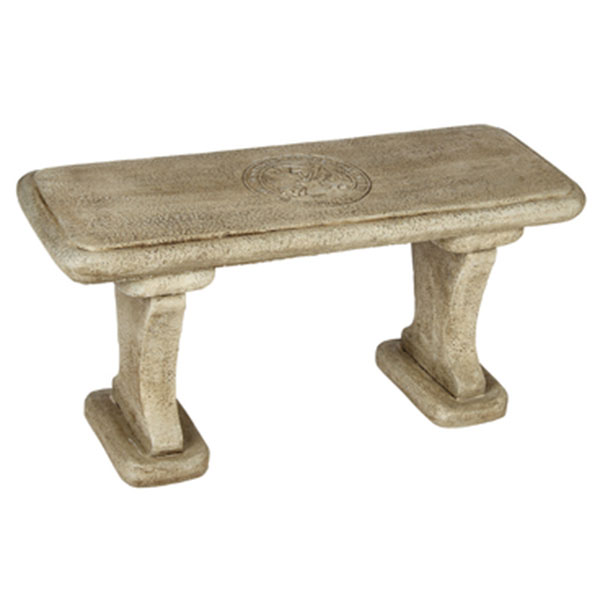Concrete Military Insignia Bench | Solid Rock Stone Works