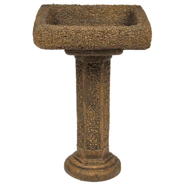 Pebble Birdbath | Solid Rock Stone Works