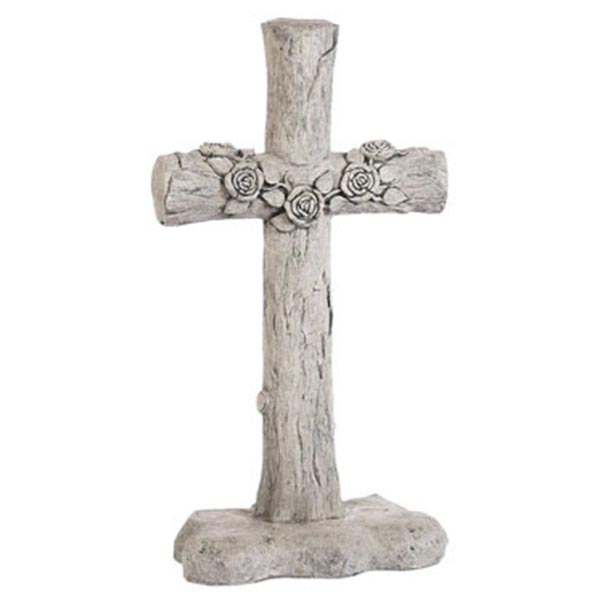 Rose Log Cross | Solid Rock Stone Works