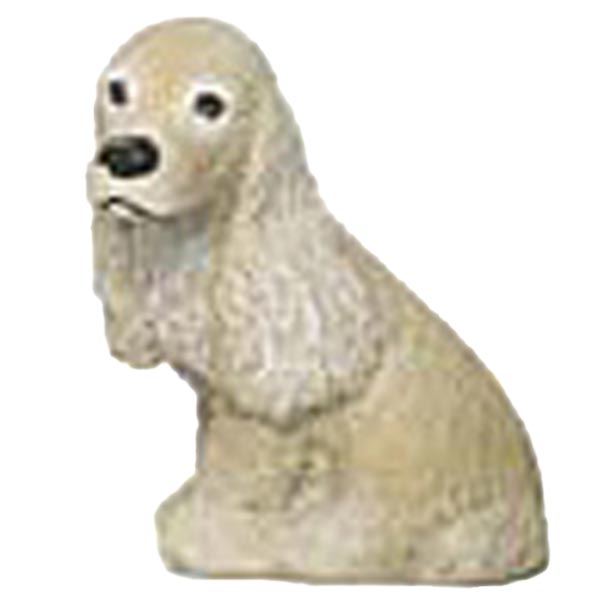Sitting Cocker Spaniel - Life Like | Solid Rock Stone Works