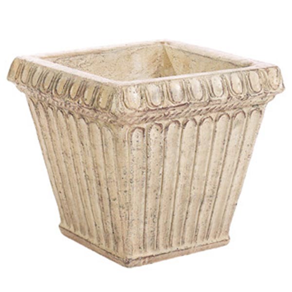 Square Fancy Pot | Solid Rock Stone Works