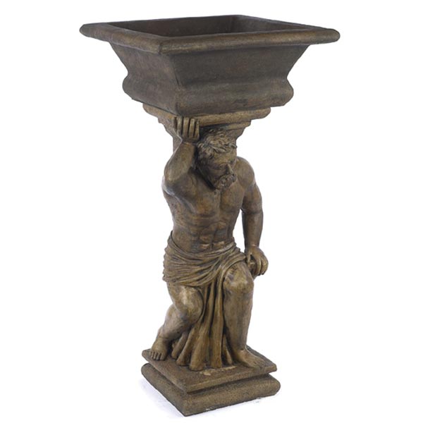 Square Strongman Planter | Solid Rock Stone Works